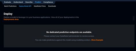 Deploy Datarobot Models Datarobot Docs