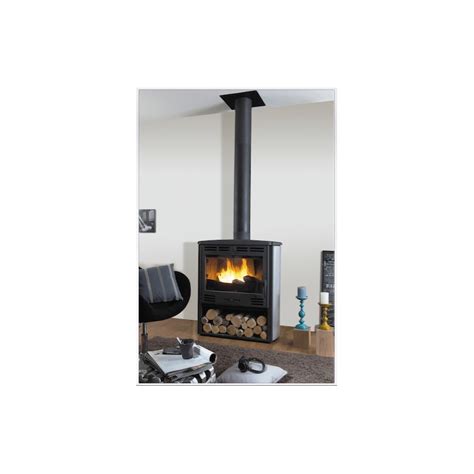 Poêle à Bois GODIN GRAND BOIS Noir 11 kW
