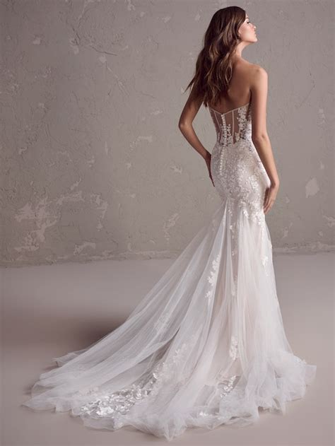 Hilda Sexy Floral Wedding Dress Rebecca Ingram