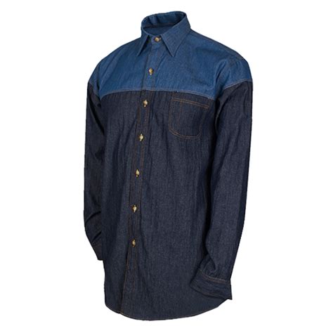 Denim Long Sleeve Shirt Sagana International