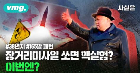 사실은 北 미사일 도발 핵실험과 관련 있다