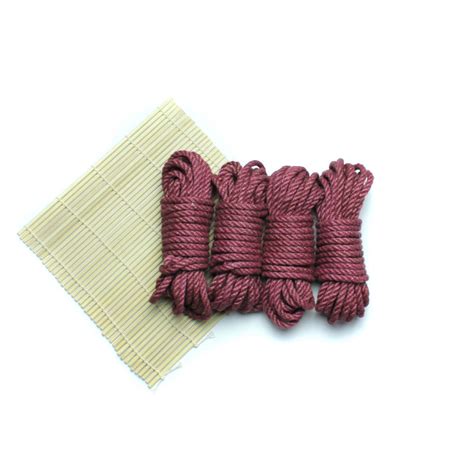 4 Raspberry Bondage Ropes For Shibari From Passion Craft Store