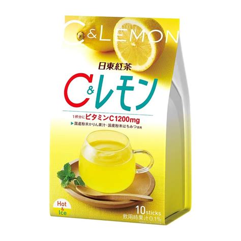 NITTOH Tea Vitamin C and Lemon согревающий напиток с витамином С и ...