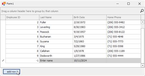 Columnviewaddnewrow Method Winforms Controls Devexpress Documentation