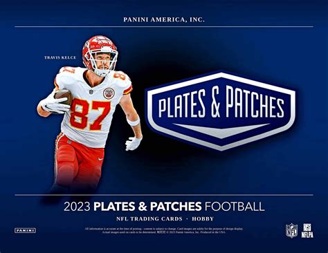 2023 Panini Plates And Patches Football Nfl Cards