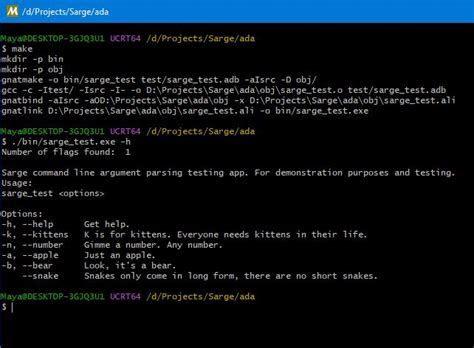programming ada packages and command line applications hackaday