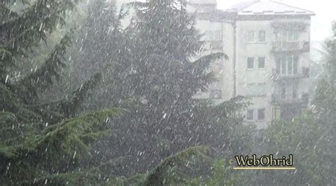 Силно невреме го зафати Охрид • Webohrid