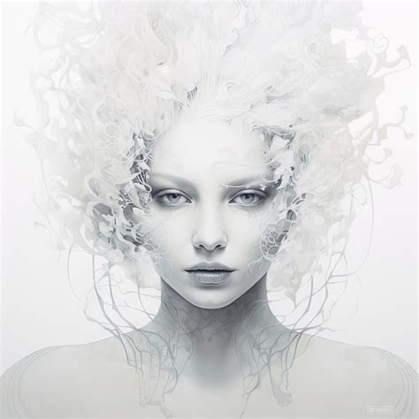 Premium Ai Image Digital Woman Portrait