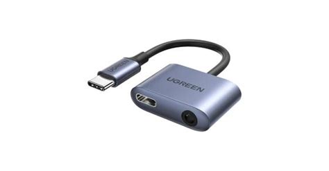 Ugreen Cm231 Audio Adaptér Z Usb C Na 35mm Mini Jack šedý