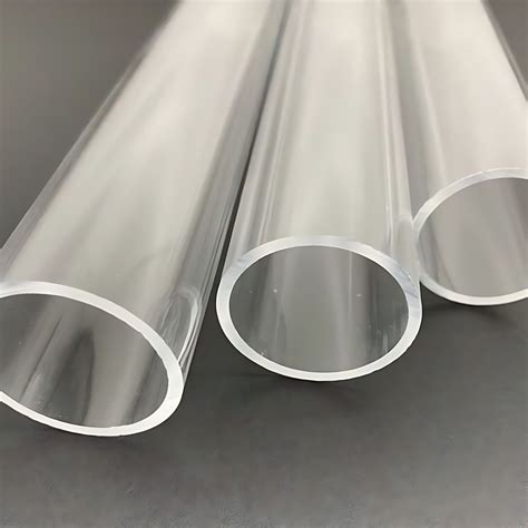 Transparent Plexiglass Acrylic Pipe Cylinder Cast And Extruded Acrylic
