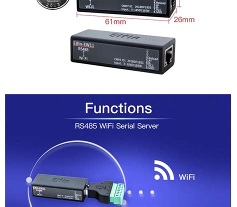 Rs232 Rs485 к Wi Fi последовательный порт Серверный модуль беспроводной сети маленькие