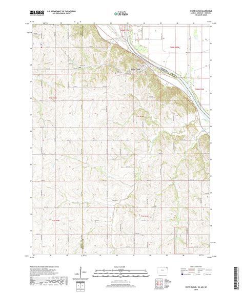 White Cloud Kansas Us Topo Map Mytopo Map Store