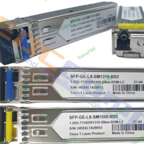 Jual Sfp 1gb Bidi 20km Sunglemide Lc Mikrobitmikrotik Compatible