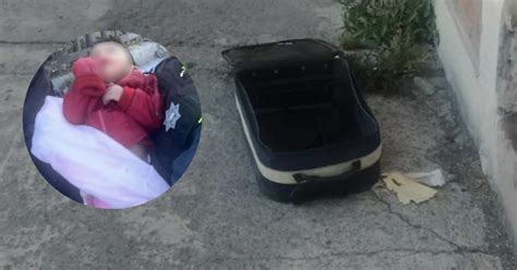 Abandonan a bebé dentro de una maleta en Puebla Ríodoce