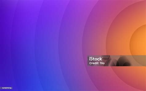 Gradient Glow Rings Concentric Circles Background Stock Illustration Download Image Now
