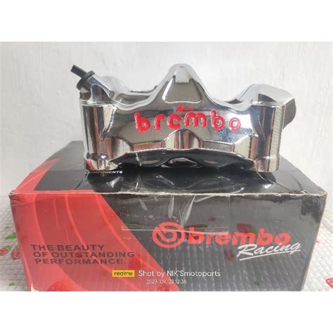 Jual Kaliper Caliper Brembo GP4 RX M50 Pitch 100mm 4 Piston Shopee