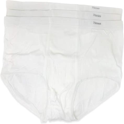 Hanes Mens 3 Pack Classics Full Cut Brief Big Man 3xl Amazon Ca