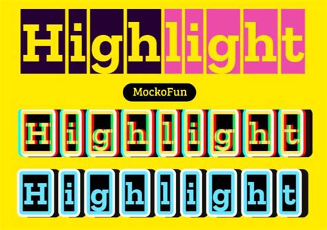 FREE Highlight Text Online MockoFun Text Editor