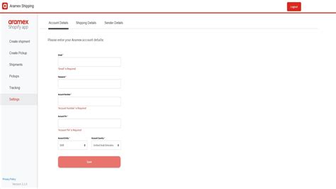 Aramex ‑ Shipping App Streamline Shipping With Aramex Easy Shipment Creation And More Shopify