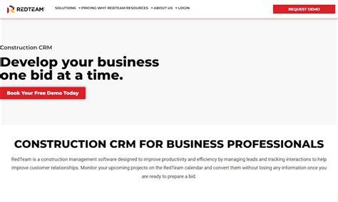 Redteam Construction Crm From Redteam Software Ironpros