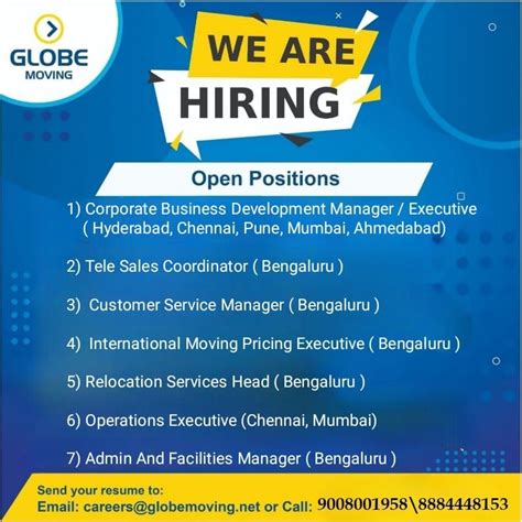 Careers Hiring Corporatesales Customersupportmanager International Relocation Inside