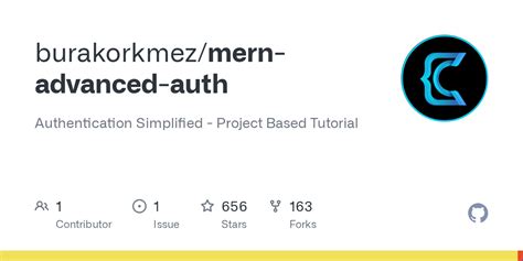 Mern Advanced Auth Readme Md At Master · Burakorkmez Mern Advanced Auth · Github