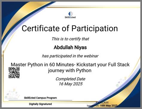 Python Fullstack Learning Skillected Abdullah Niyas