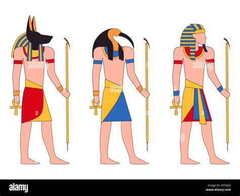Egyptian God Goddess Deities Afterworld Ancient Egypt Anubis Thoth