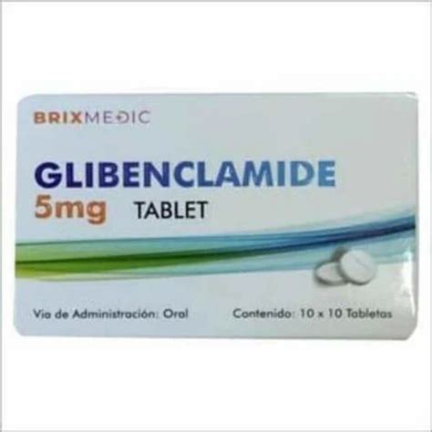 5 Mg Glibenclamide Tablets At ₹ 100 Stripe In New Delhi Id 2853464253712
