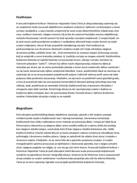 Skripta Književne Teorije Do Strukturalizma Pdf