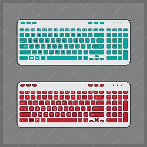 Premium Vector Vector Isolated Computer Keyboard
