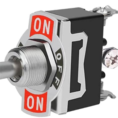 marine waterproof toggle switch 12v 120v spst 3 pin terminal