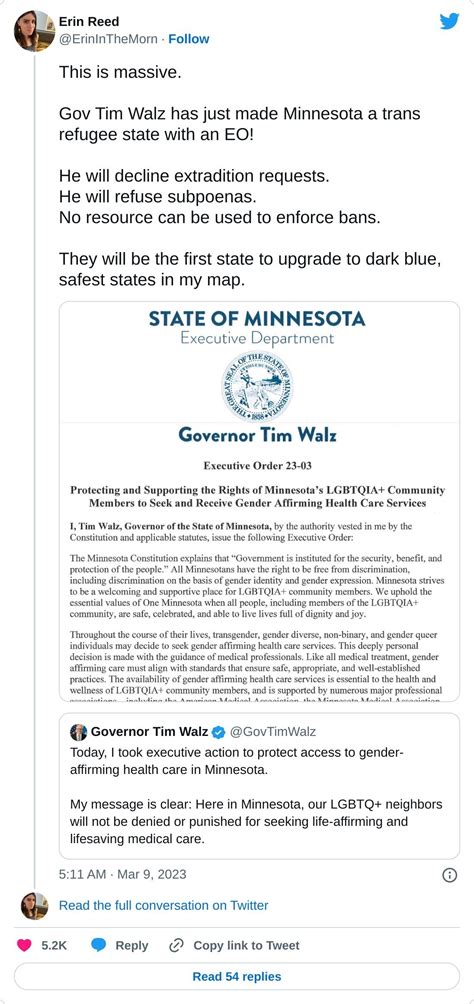 Thumbs Pro Reasonsforhope Vaspider Altview On Twitterminnesota Governor Signs Executive Order