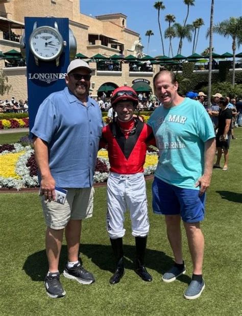 Mark Wayman On Linkedin With Sean Gerson And Jockey Tyler Baze At Del Mar We Ran Second At 8 1