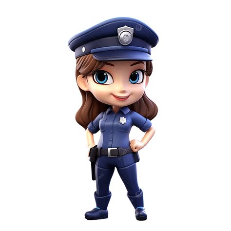 Woman Character Police Officer Police Officer Women Character