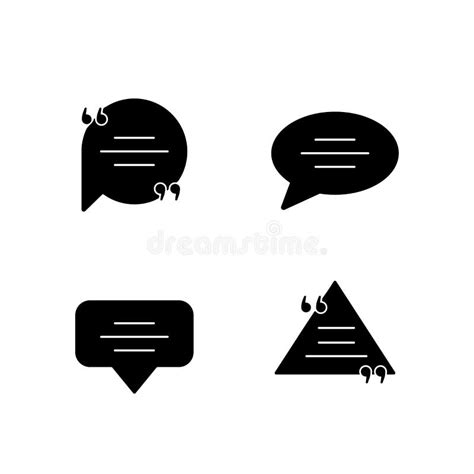 Quotation Marks Icons Stock Illustrations 268 Quotation Marks Icons
