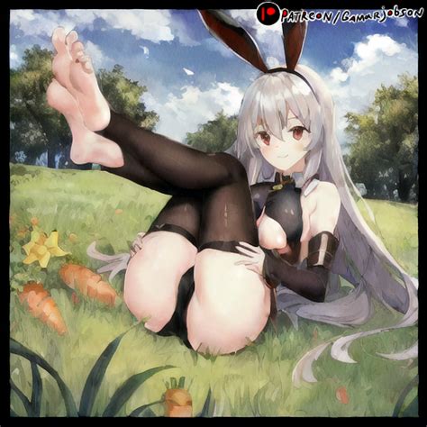 Rule 34 Ai Generated Barefoot Bunny Costume Bunny Ears Bunnysuit Feet