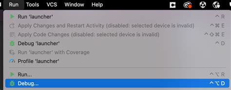Debugging Via Android Studio MagicLeap Developer Documentation