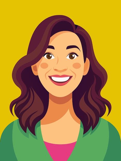 Premium Vector A Woman With A Smile That Says Quot Shes A Girl Quot