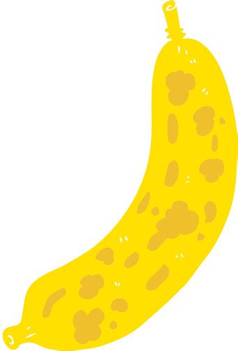 Ilustrasi Warna Pipih Pisang Ilustrasi Stok Unduh Gambar Sekarang Aneh Konsep Buah Clip
