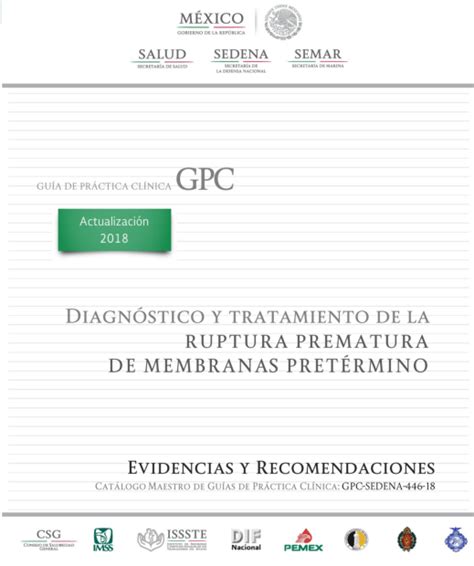 Diagnóstico y tratamiento de la ruptura prematura de membranas