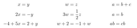 How To Write A System Of Linear Equations In Latex Tessshebaylo