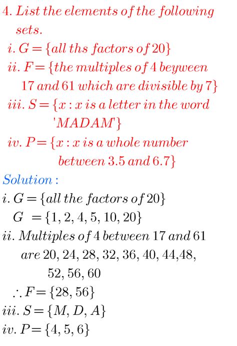 Tenth Maths Guide For Setsssc Mathematics Solutions For Chapter 2 Sets