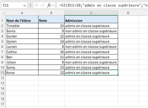 Comment Utiliser La Fonction Si Sur Excel Tutoriel