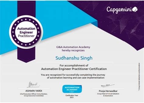 Sudhanshu Singh On Linkedin Roboticautomation Automation Capgemini
