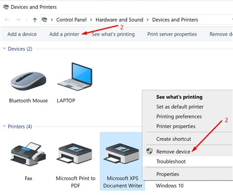 fix microsoft xps writer missing on windows 10 technipages