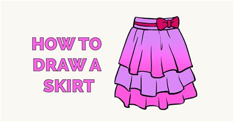 How To Draw A Skirt Really Easy Drawing Tutorial Step By Step