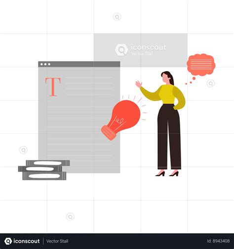 Content Idea Animated Illustration Download In Json Lottie Or Mp4 Format