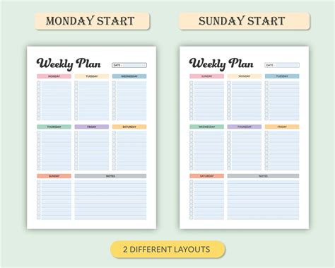 Editable Assignment Planner Printable Assignment Tracker Etsy