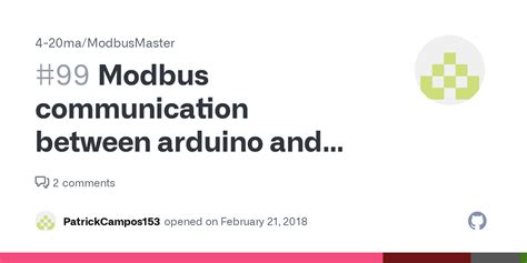 Modbus Communication Between Arduino And Frequency Inverter Issue 99